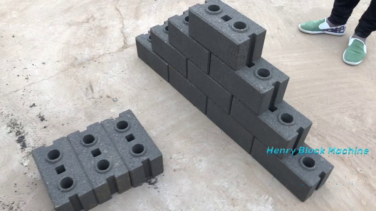 cement lego interlocking brick machine test concrete lego blocks for ...