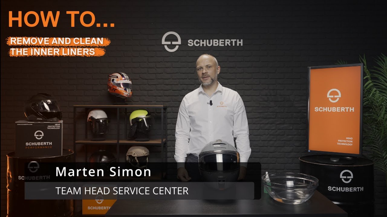 SCHUBERTH TV | How to remove and clean the inner liners - YouTube
