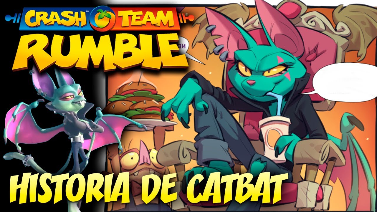 La Historia de CATBAT ¡Comic Oficial de Crash Bandicoot! - YouTube