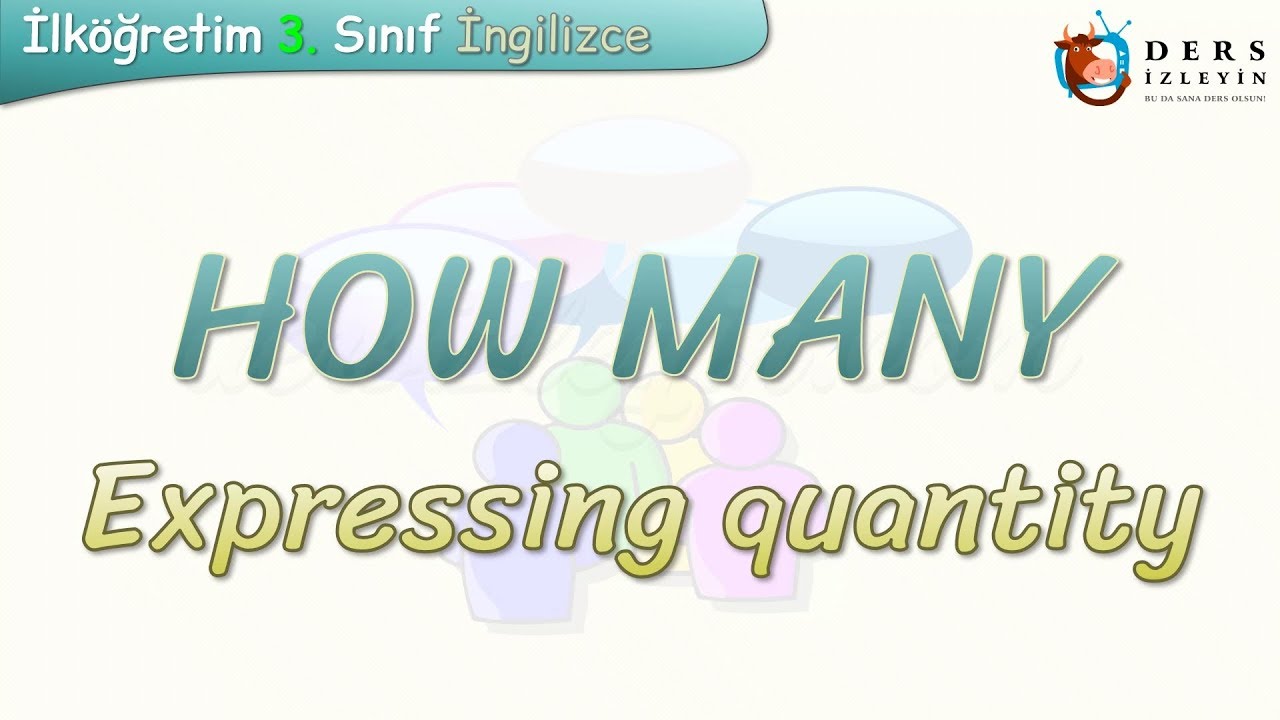 HOW MANY / EXPRESSING QUANTITY - YouTube