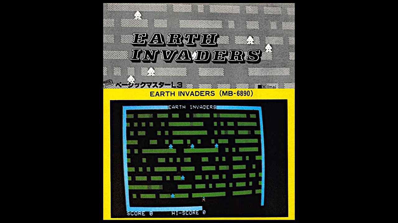 Earth Invaders (BM LEVEL3) 1982 Type-in: EARTH INVADERS (I/O) - YouTube