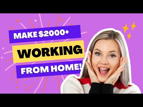 Work remotely from anywhere and earn $2000+ a month! - YouTube