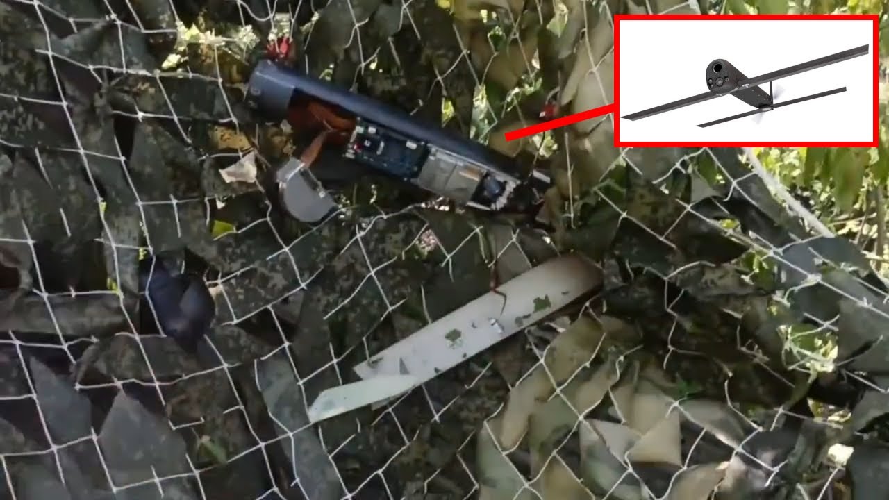 Switchblade 300 Kamikaze Drone Gets Caught In Net - YouTube