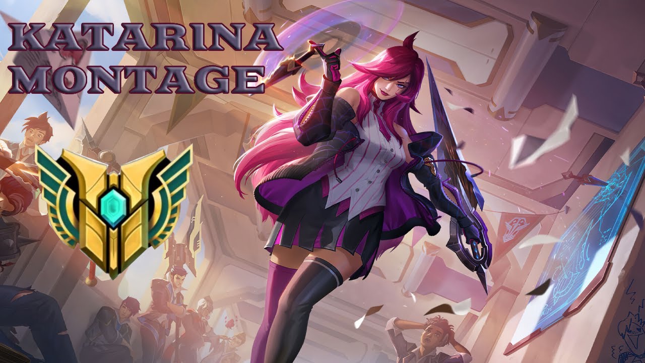 KATARINA MONTAGE - HOW TO DOMINATE AS KATARINA IN PRESEASON - YouTube