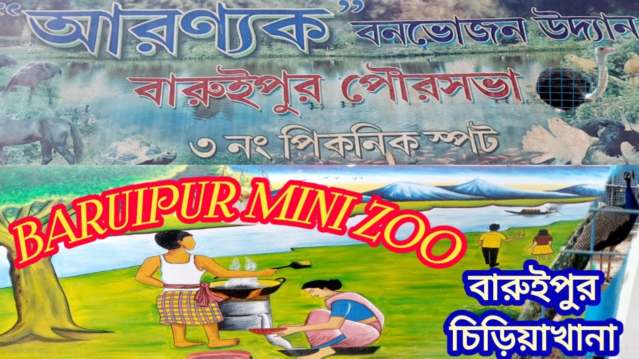 Baruipur Mini Zoo || Aronyak Bonbhojon Udyan || বারুইপুর মিনি জু ...