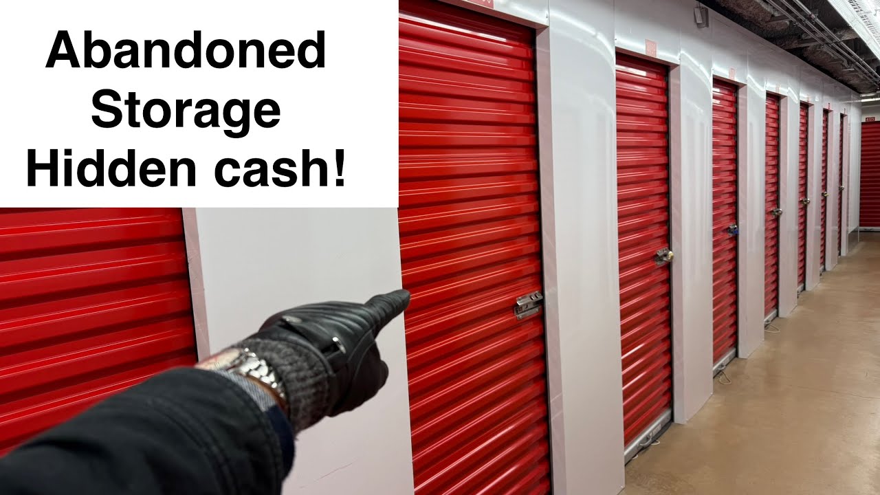 Hidden Cash in an Abandoned Storage Locker! Today finds! - YouTube