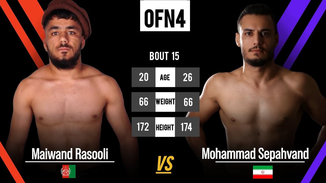 FullFight/ Mohammad Sepahvand 🇮🇷 🆚 Maiwand Rasooli 🇦🇫 /26/10/2023/ OFN4 ...