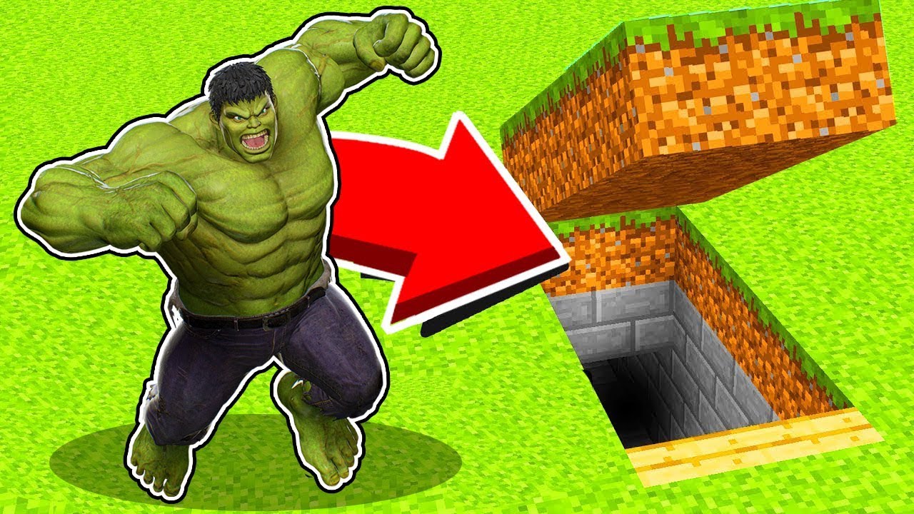 MEGTALÁLTAM HULK-OT A MINECRAFTBAN! - YouTube