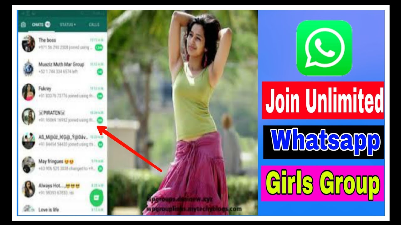 How To Join unlimited Whatsapp girls Group || Whatsapp me girls ke ...