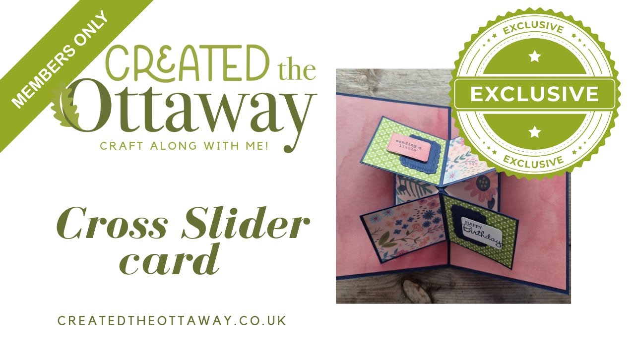 Slider Card Tutorial a Real Papercraft Wow @createdtheottaway - YouTube