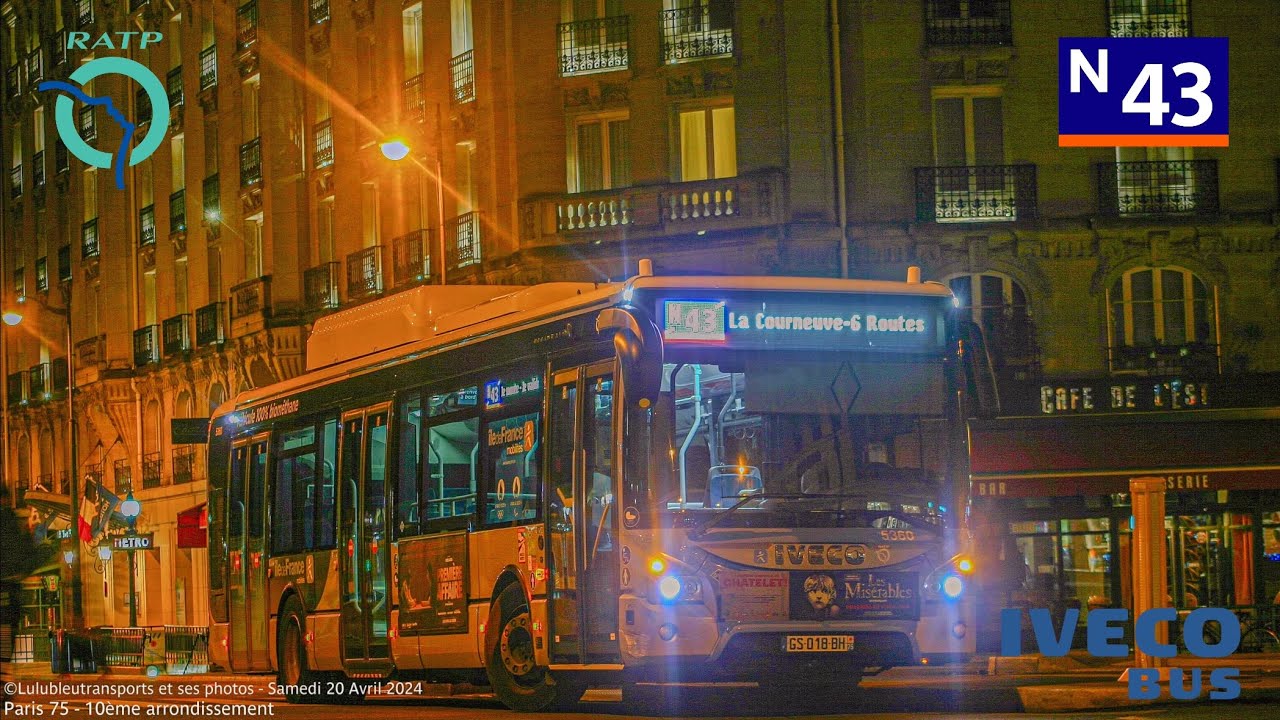 [KICKDOWN] BUS N43 - IVECOBUS URBANWAY 12 GNV CURSOR 9 - 5360 - LOUD ...