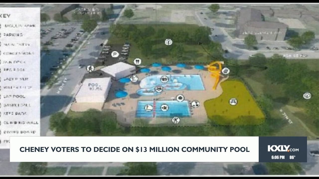 Cheney voters being asked to fund new community pool - YouTube
