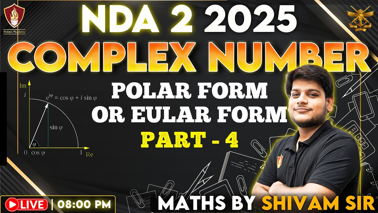 NDA Maths 2025 | Complex Number Concepts & Questions | NDA 2 Math ...
