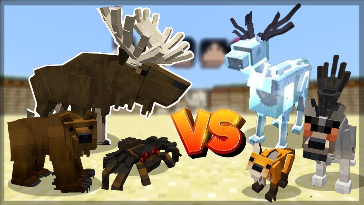 Minecraft: BETTER ANIMALS PLUS TORNEIO ! - BATALHA DE MOBS - YouTube