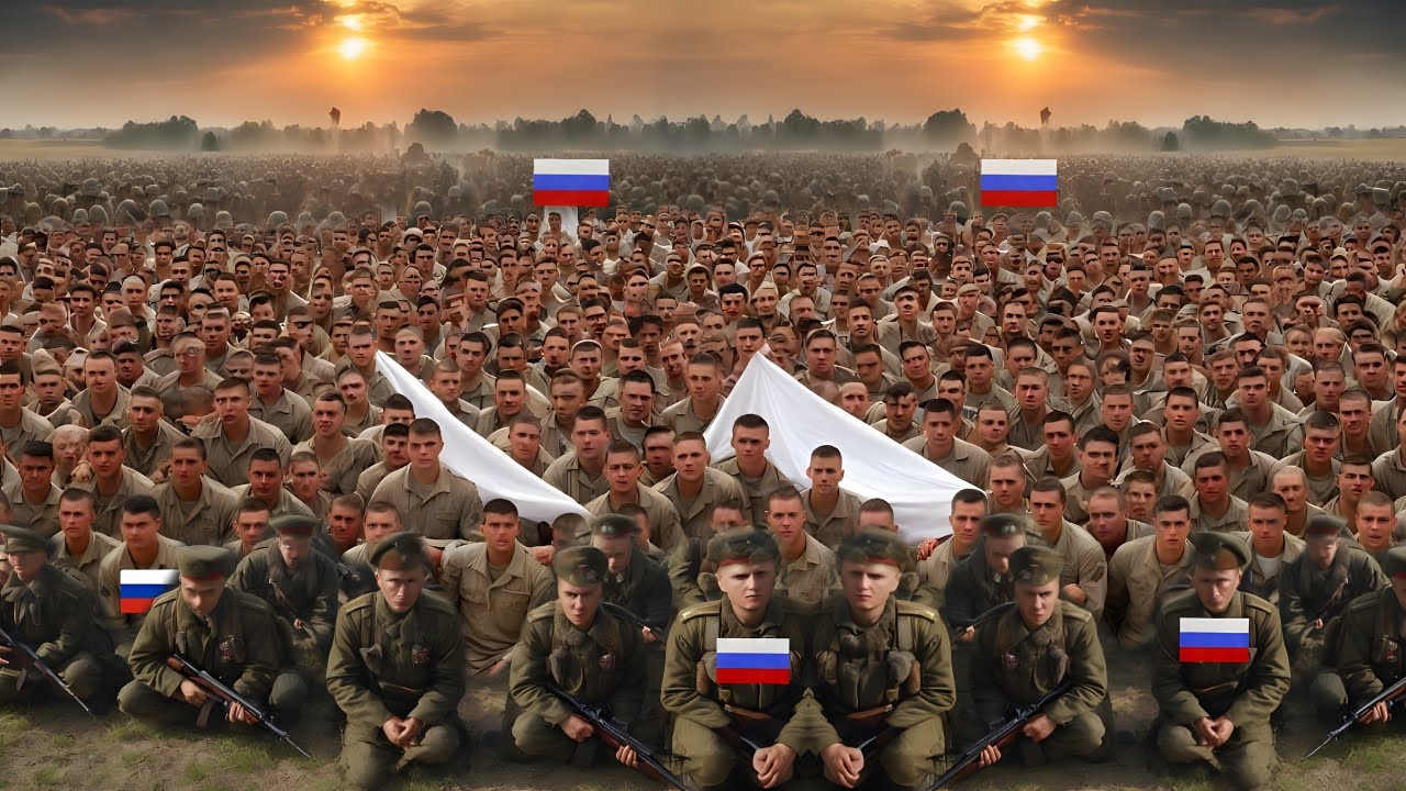 Thousands of Russian Soldiers Surrender and Raise White Flag, After US ...