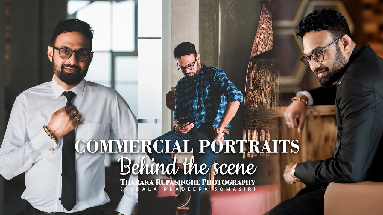 Commercial Portraits Behind the scene | Sinhala Pradeepa Somasiri - YouTube