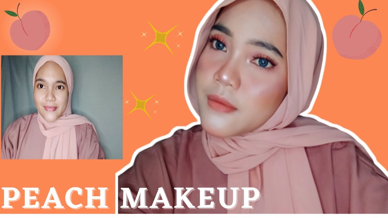 PEACH MAKEUP TUTORIAL SIMPLE - YouTube
