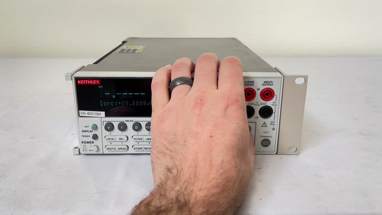 Keithley 2401 Source Meter (A# 60861) - YouTube