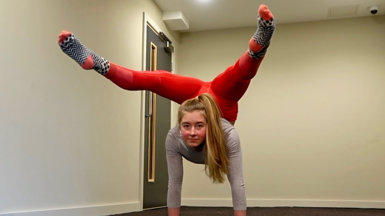 First Contortion back bend session 2021 - YouTube