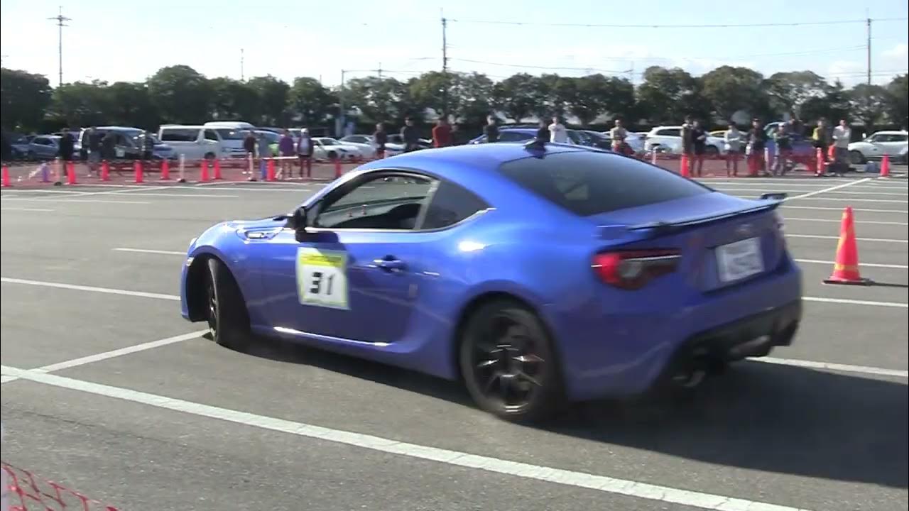 No31 BRZ 本番走行② JAFオートテストin兵庫県立フラワーセンター2024 - YouTube