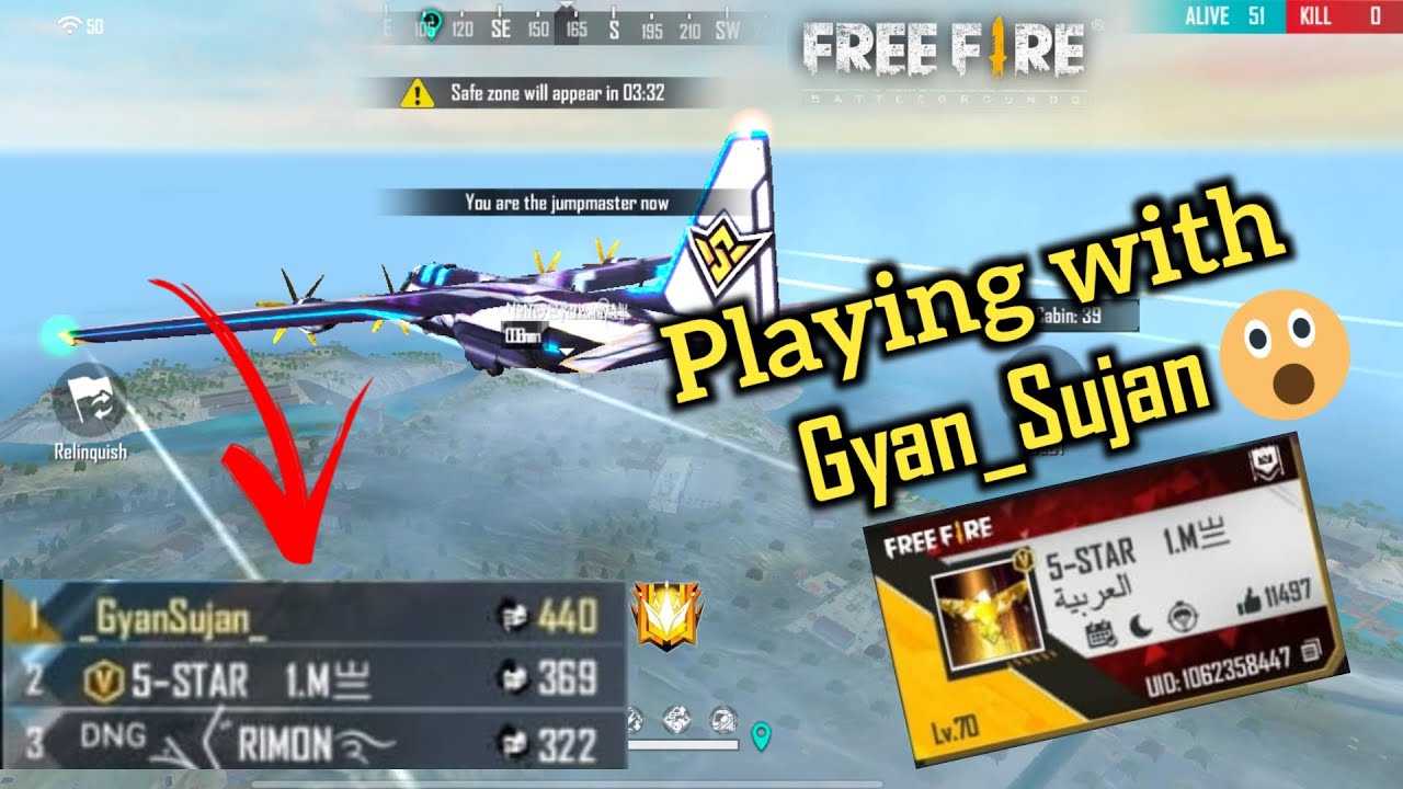 Gayan Sujan In My Game😍😍|| 5 Star 1 million || In Rank Match.....Rajesh ...