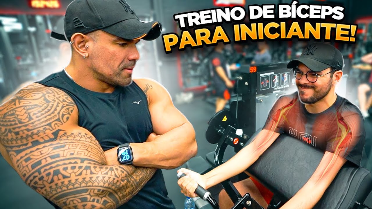 TREINO BÍCEPS INICIANTE FRANGO - YouTube