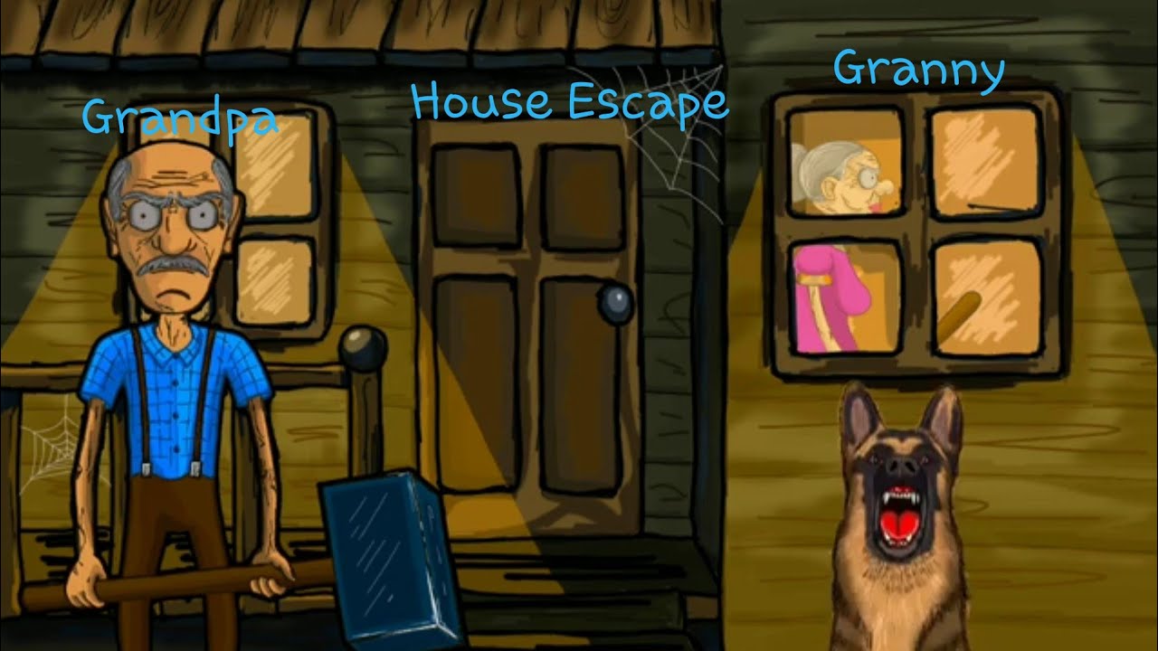 Grandpa And Granny House Escape Chapter One intro scene - YouTube