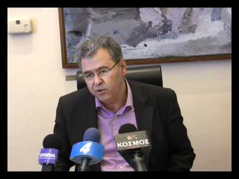 ΣΤΑΘΗΣ ΚΟΥΣΟΥΡΝΑΣ ΓΙΑ ΤΗΝ ΕΠΙΣΚΕΨΗ ΤΗΣ ΑΝΤΙΠΡΟΕΔΡΟΥ ΤΟΥ Ι Κ Α - YouTube