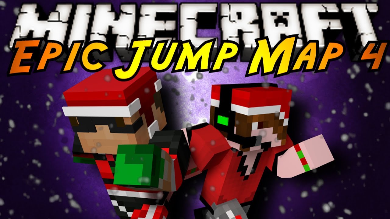 Minecraft: Epic Jump Map Christmas Part 2! - YouTube