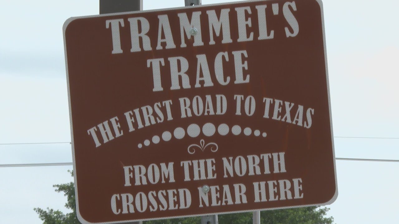 Trammel's Trace recognized as first road to Texas from the North - YouTube