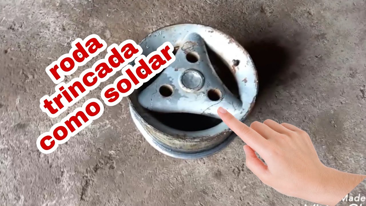 roda trincada como soldar - YouTube