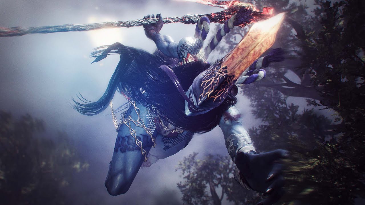 Nioh 2 - Boss #53 Tate Eboshi (no power) - YouTube