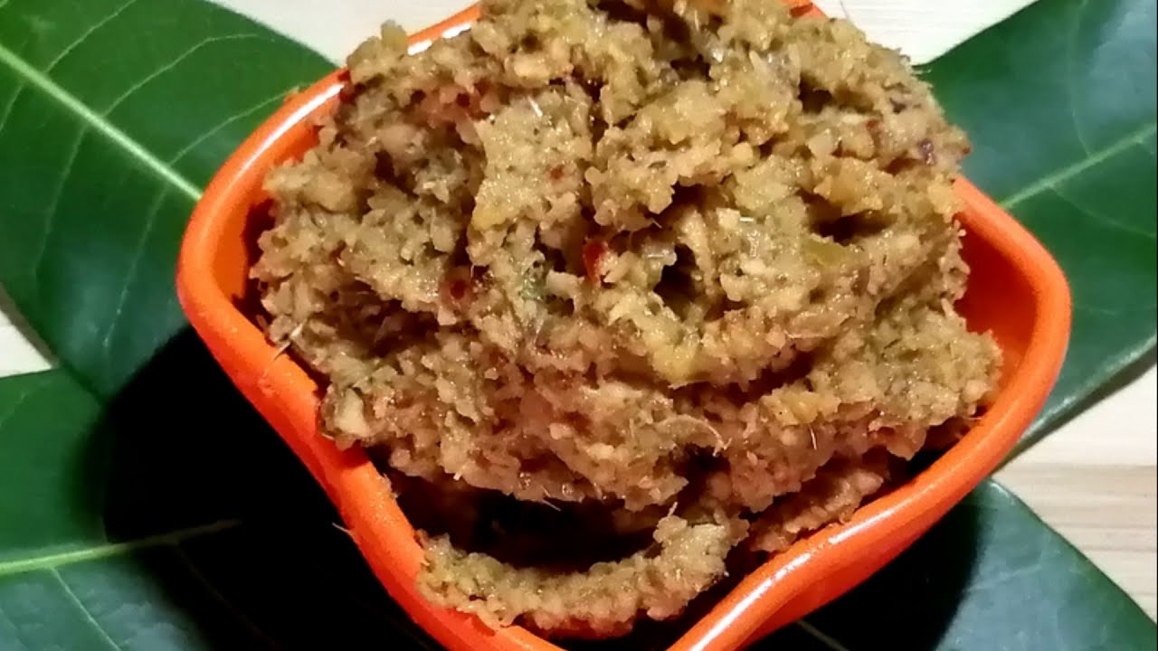 Mango Leaf Chutney | Maavilai Thuvaiyal | மாஇலை துவையல்| #chutney # ...