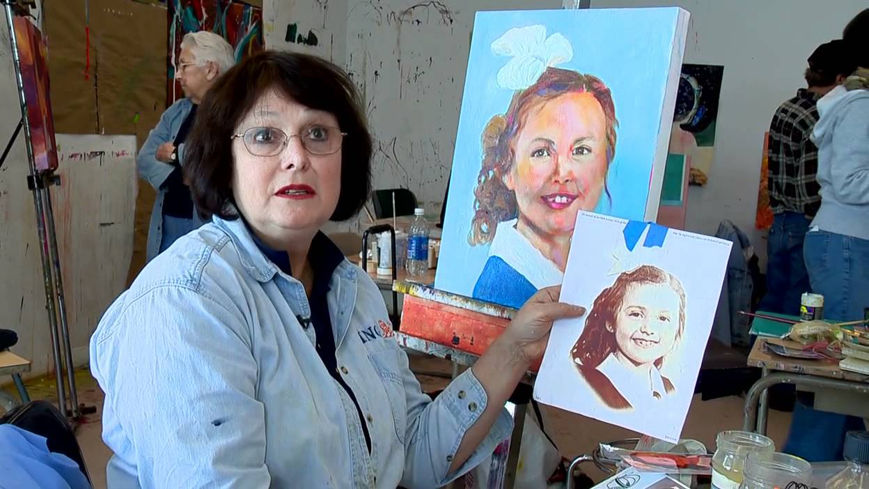 Portrait Art Project - YouTube