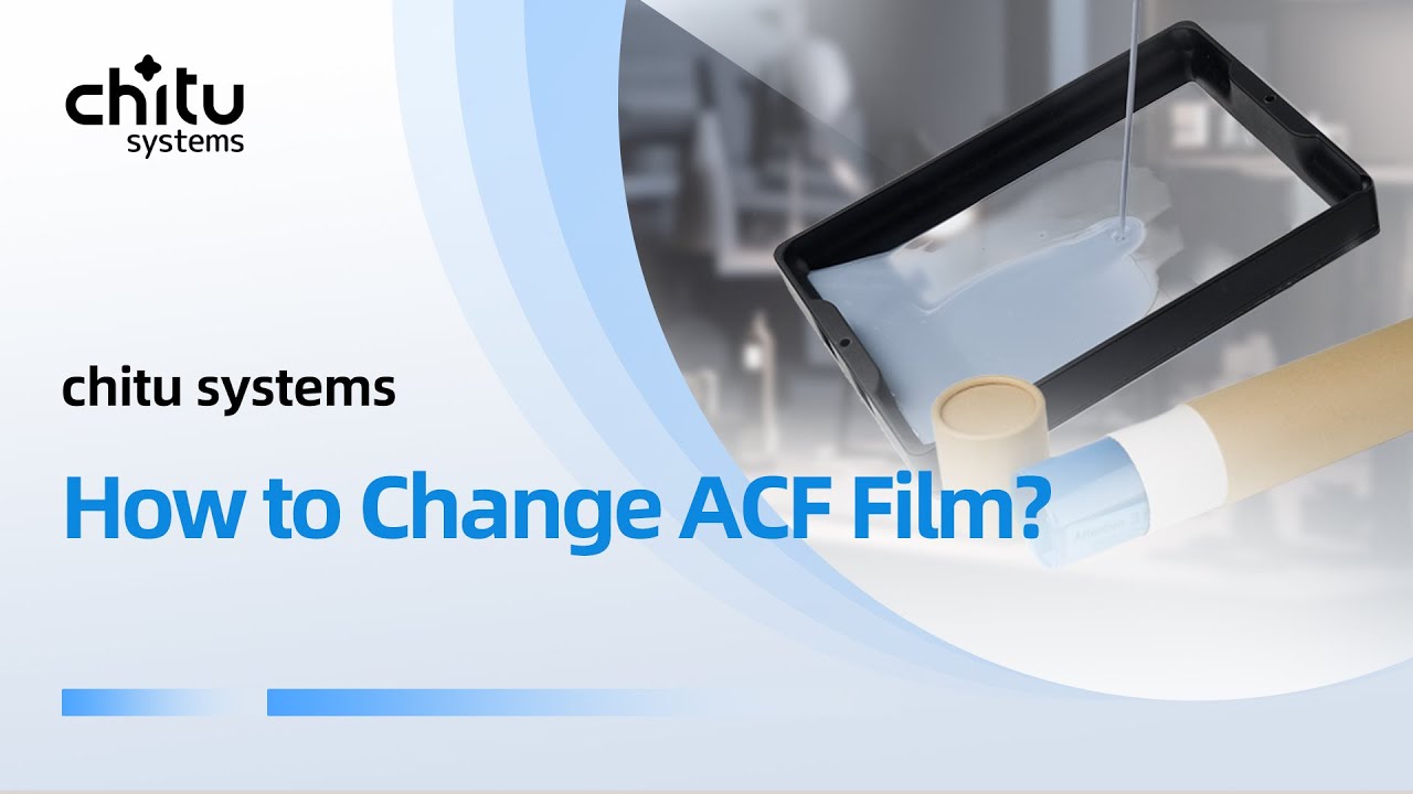 How to replace the Chitu Systems ACF Film? - YouTube