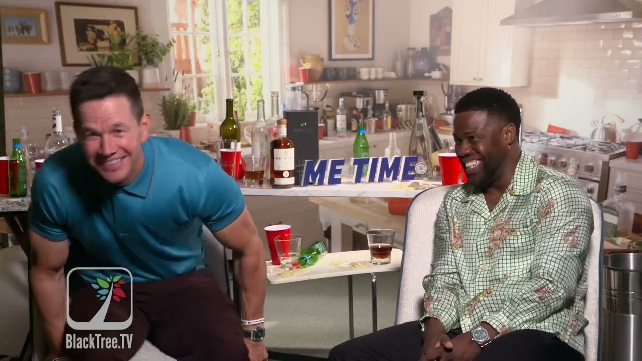 Kevin Hart and Mark Wahlberg Interview for Me Time on Netflix - YouTube