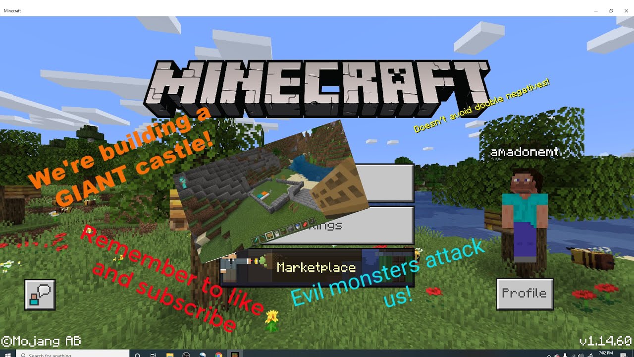 How to play minecraft (with mini me) - YouTube