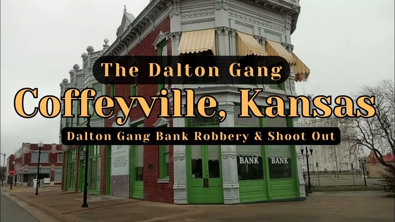 Driving in Coffeyville, KS by the Dalton Gang Bank Museum, Abandoned ...