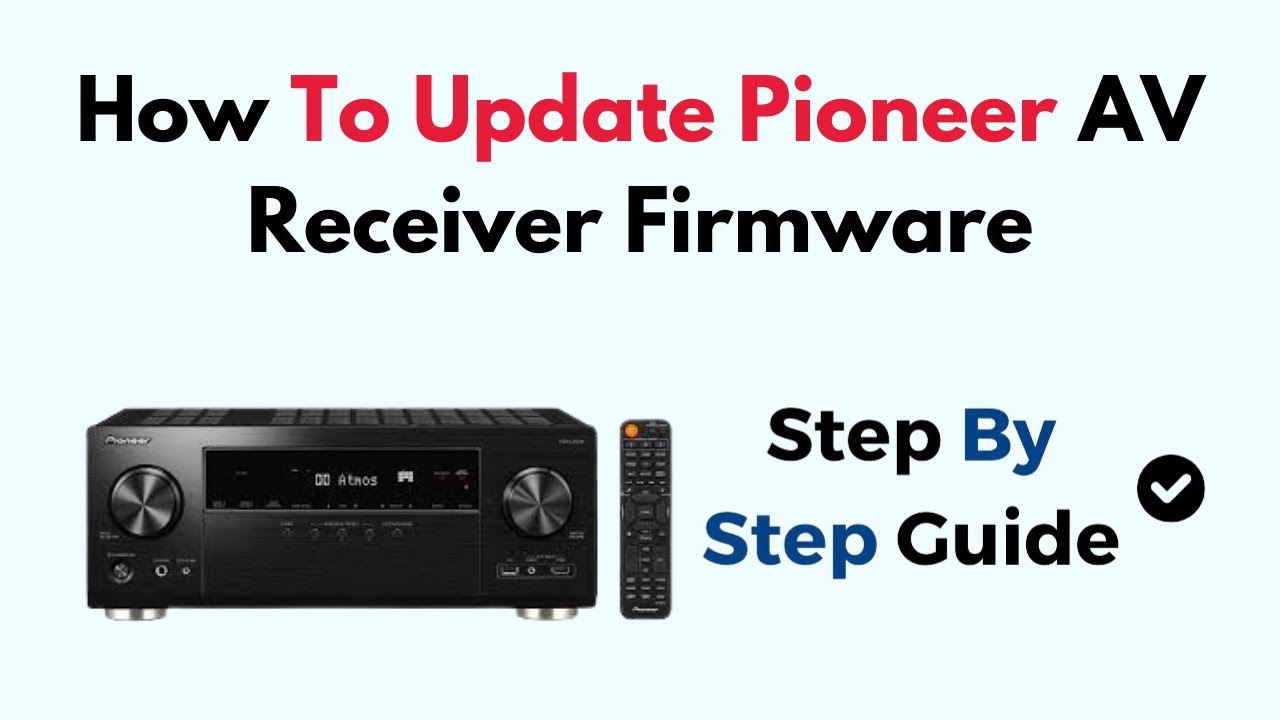 How To Update Pioneer AV Receiver Firmware - YouTube