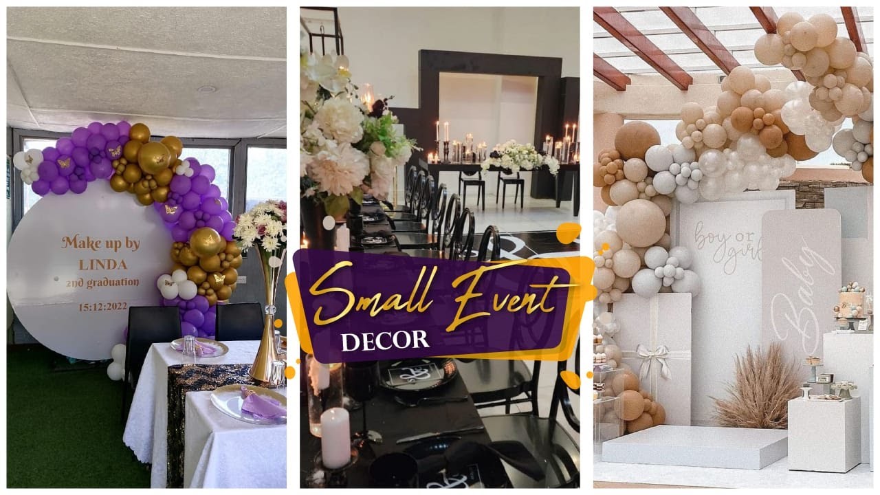 Small Event Decor For Beginners! #decor #eventplanning #graduation # ...
