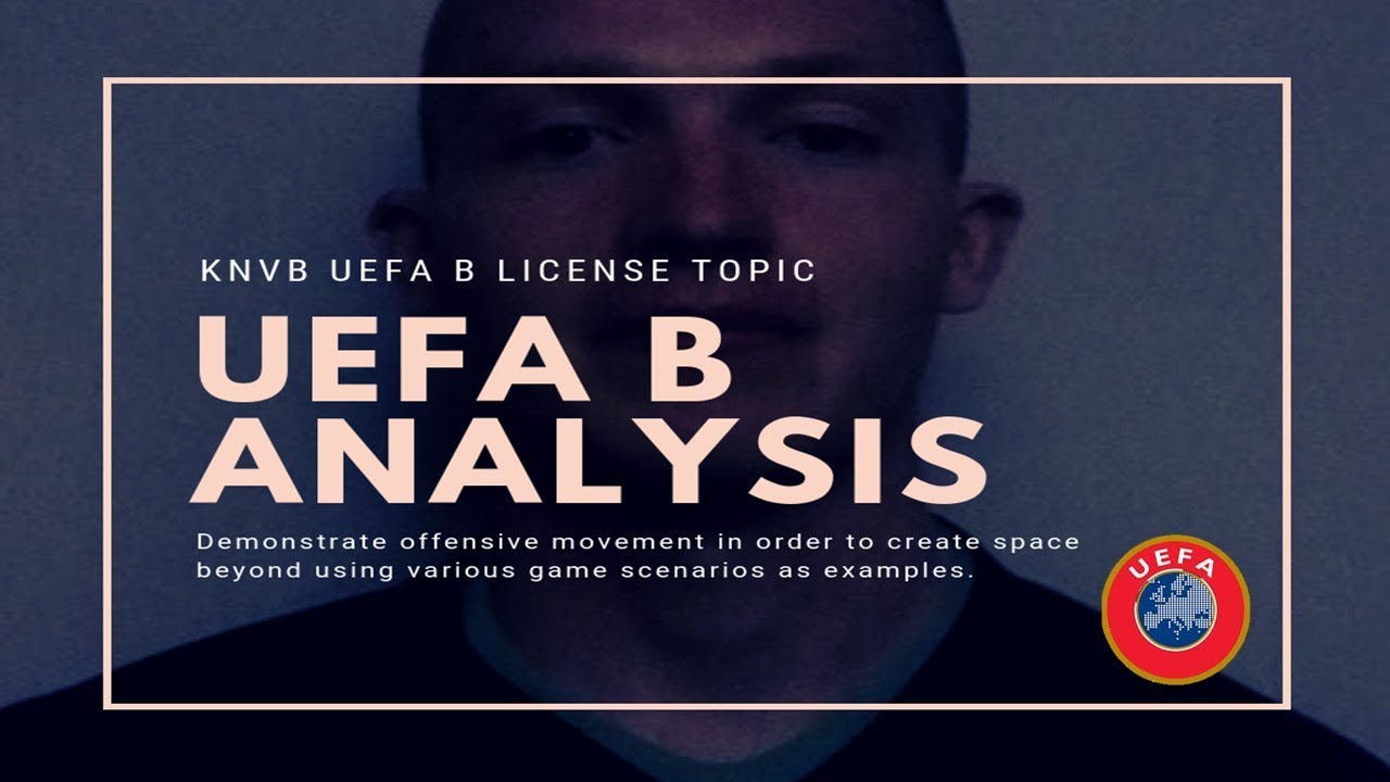 UEFA B Analysis Example - Movement to Exploit Space Beyond - YouTube