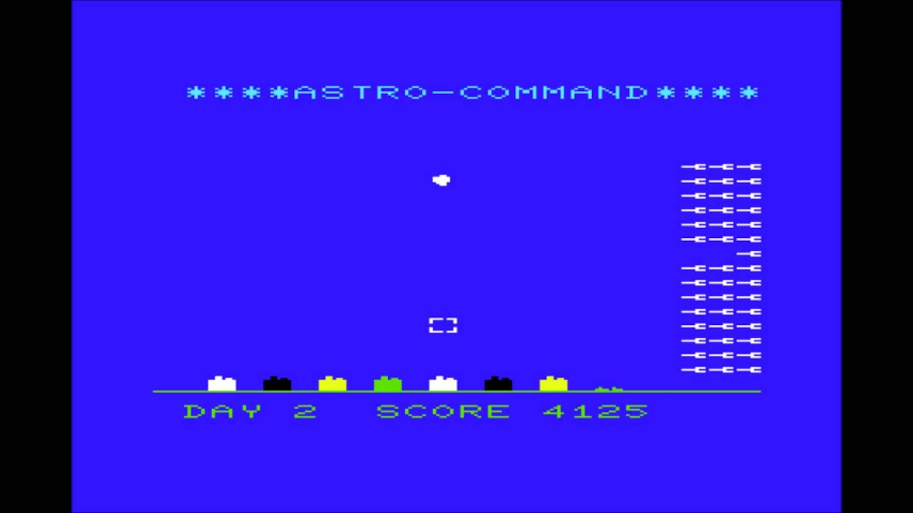 Astro-Command for the Commodore VIC-20 / Commodore VC-20 - YouTube
