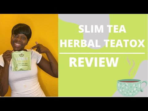 SLIM TEA HERBAL TEATOX|| REVIEW - YouTube