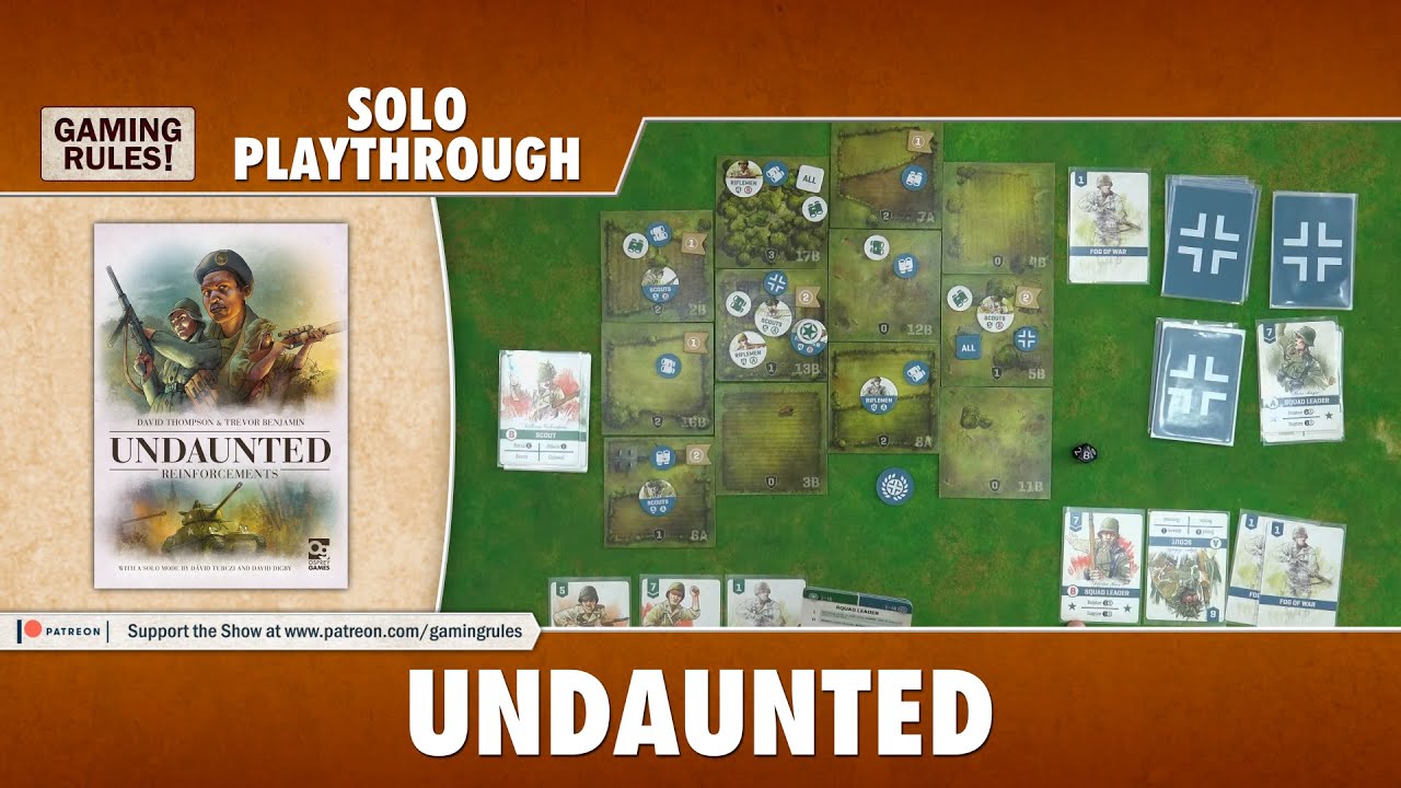 Undaunted Reinforcements: Solo Playthrough - YouTube