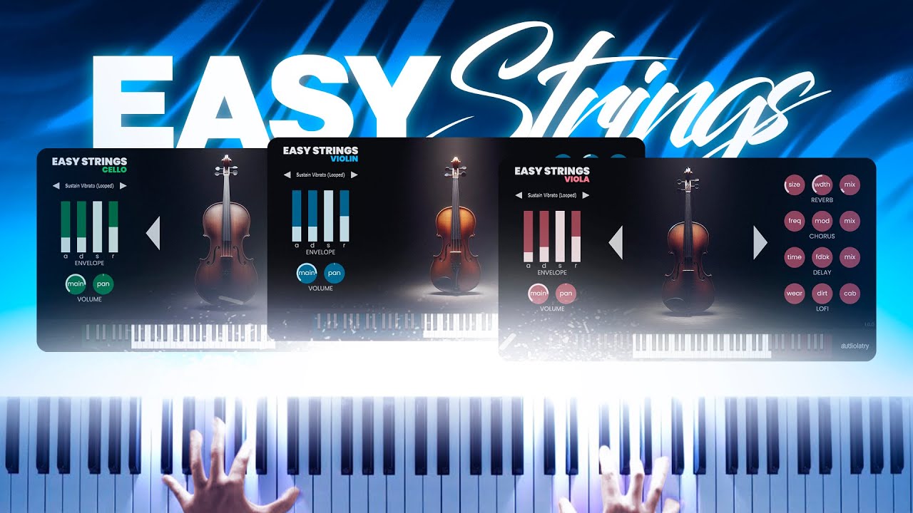 ¡3x1! Las CUERDAS MÁS PODEROSAS QUÉ PROBÉ 🔥🎹 Easy Strings de Audiolatry ¡GRATIS! - YouTube