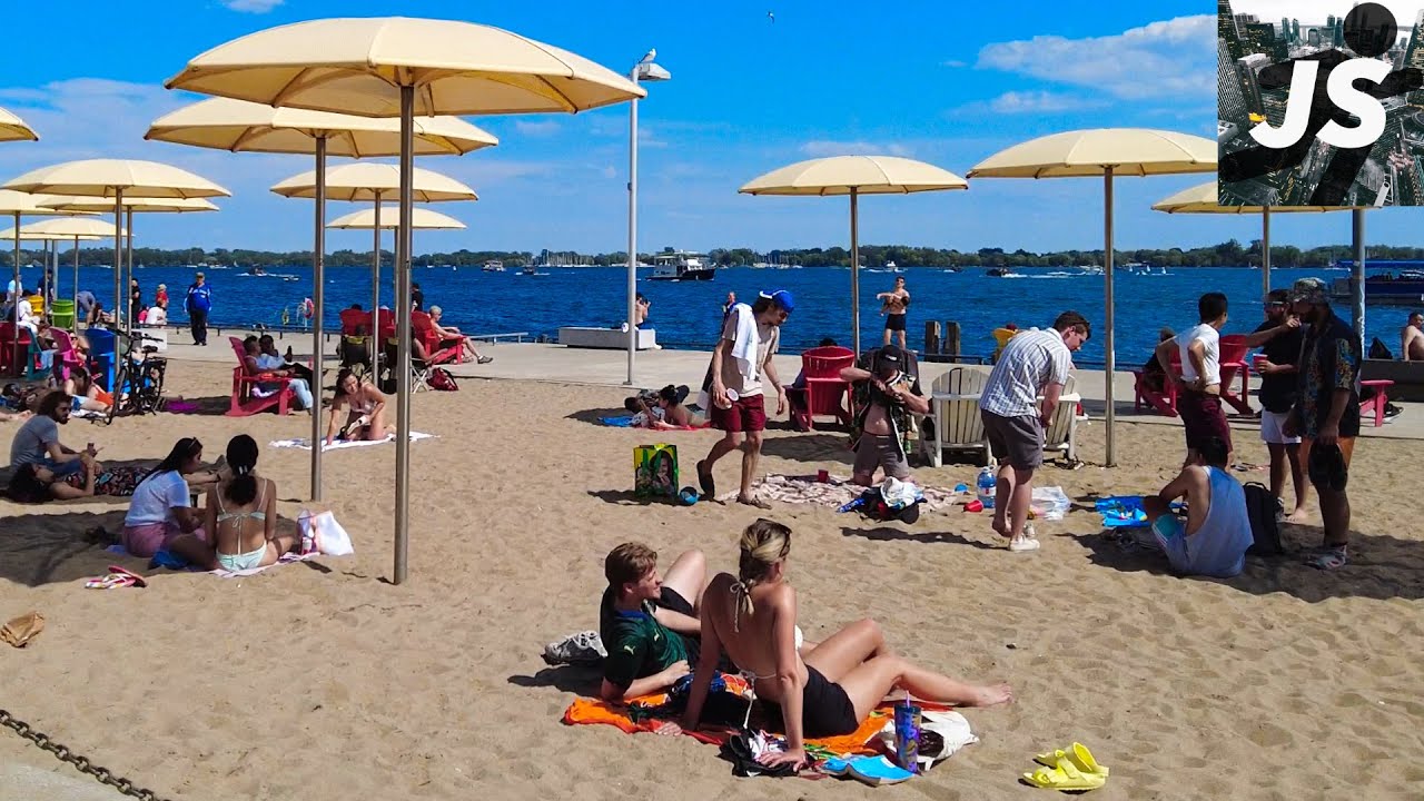Downtown Waterfront Long Weekend Toronto Walk (July 2022) - YouTube