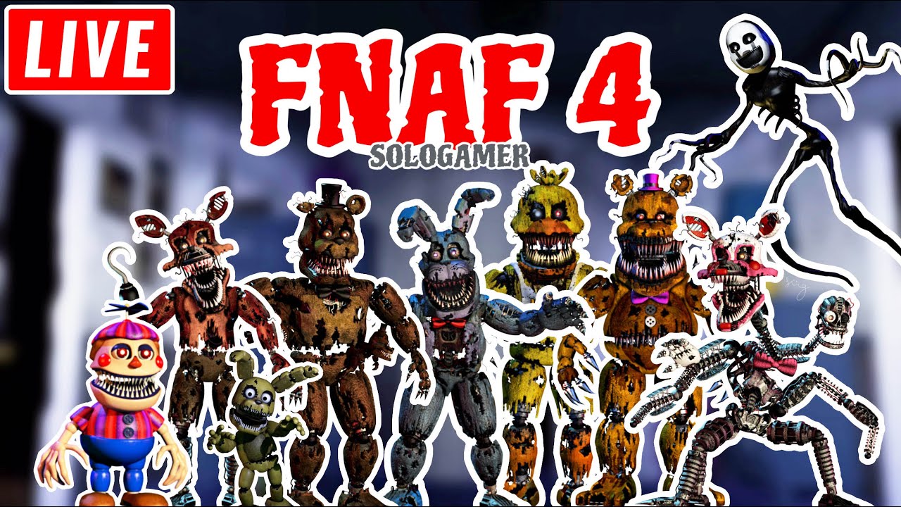 Lets do FNAF 4 SPEEDRUN - LIVE - YouTube