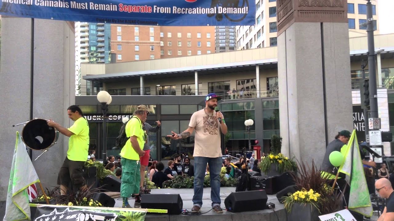 Seattle Cannabis Freedom March--Westlake Center - YouTube