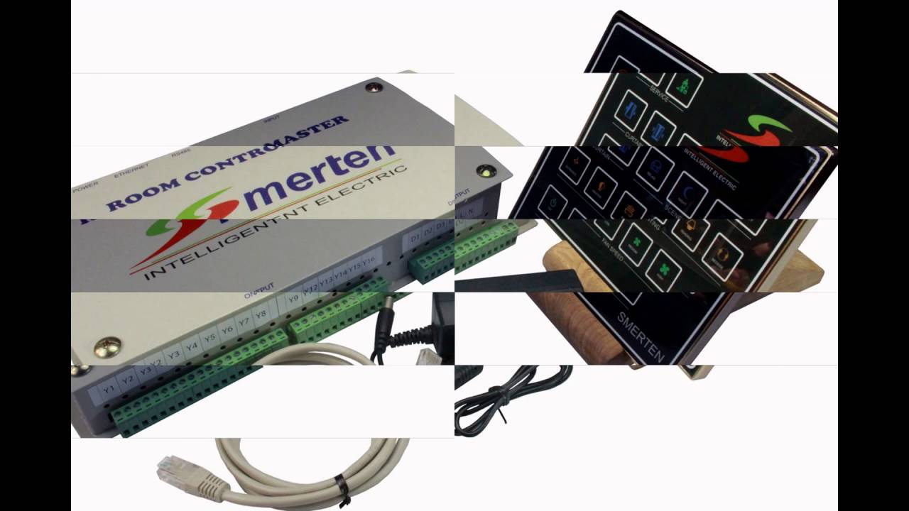 guest room controll - hotel bedside controll - room controll unit - YouTube