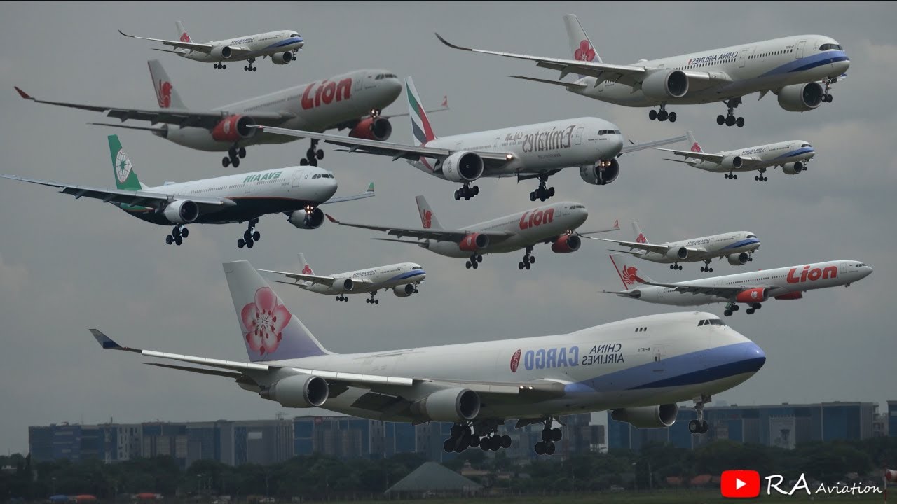[Live Record] Nonton Pesawat Landing & Take Off di Bandara Soekarno ...